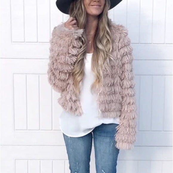 Jackets & Coats | Shaggy Women Shearling Jacket Blazer Coat Warm | Poshmark